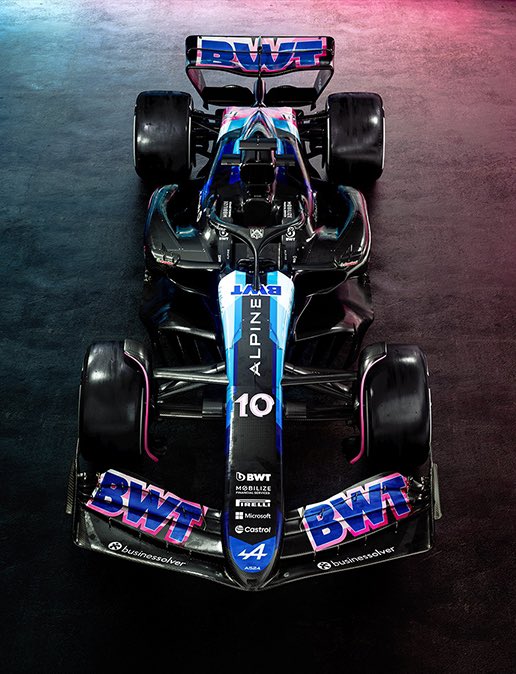 Alpine reveals two liveries for the price of one at their 2024 launch