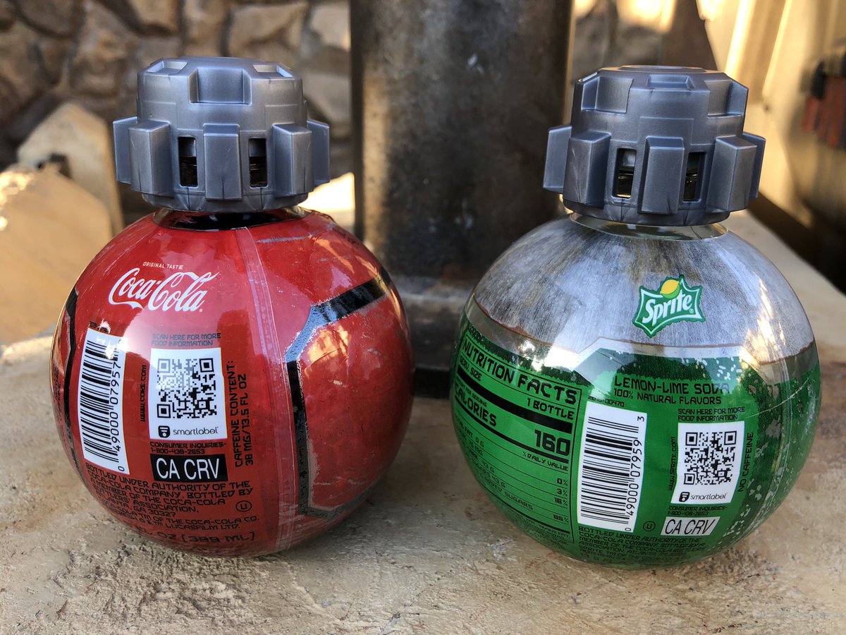 Coca-Cola products at Galaxy's Edge